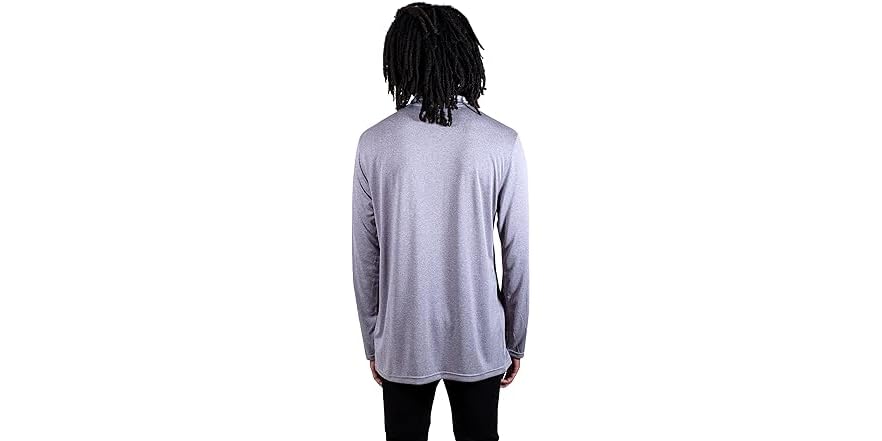 Ultra Game NBA Men's Quarter Zip Long Sl