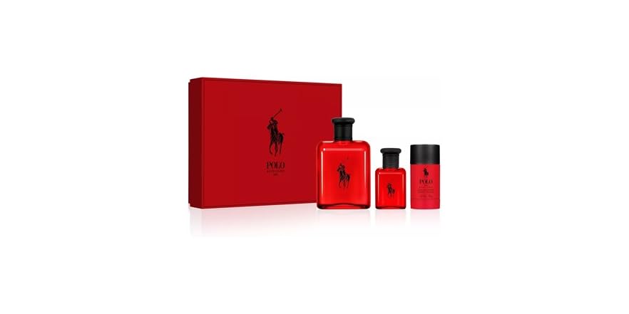Ralph Lauren Men's Polo Red Gift Set