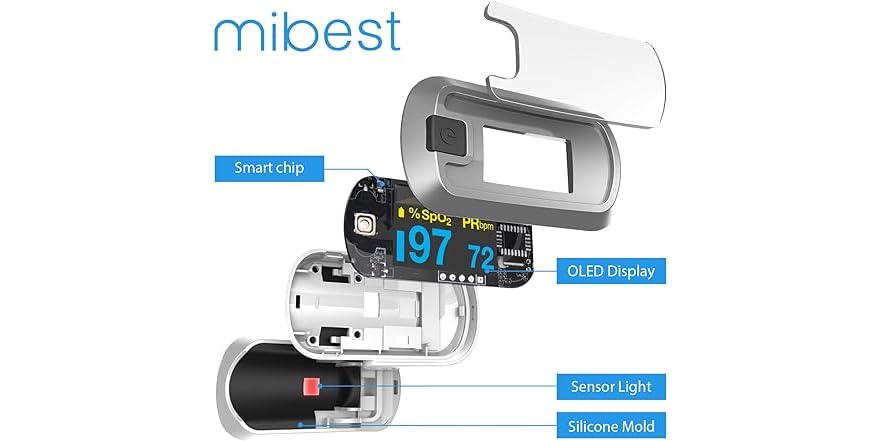 mibest OLED Finger Pulse Oximeter