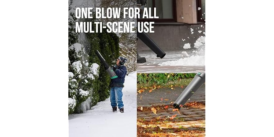 Litheli Cordless Leaf Blower 40V (Open Box)