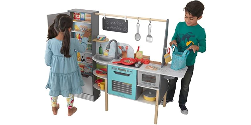 KidKraft Alexa-Enabled 2-in-1 Wooden Kitchen