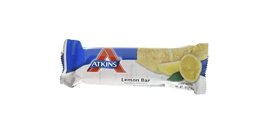 Atkins, Light & Crispy Lemon Bar, 5 Bars