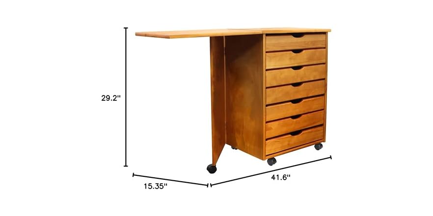 Adeptus Desk Roll Cart, 7 Drawer