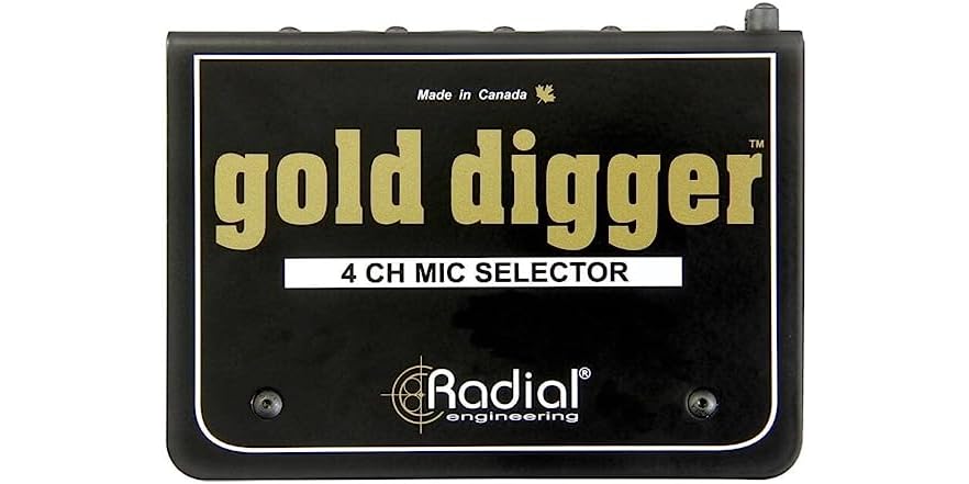 Radial Gold Digger 4-Channel Mic Selector