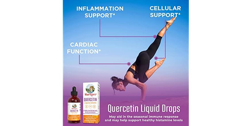 Mary Ruth's Liquid Quercetin 500mg Immune Support