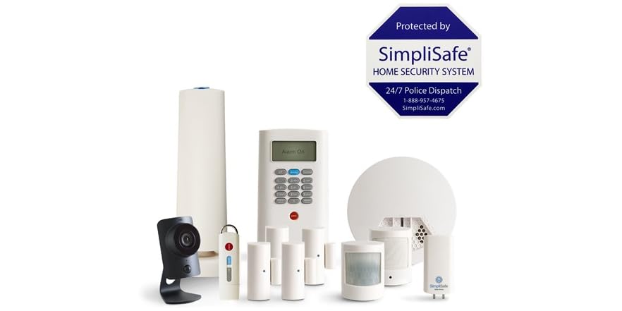 SimpliSafe 12-PC Home Security System w/ HD Camera