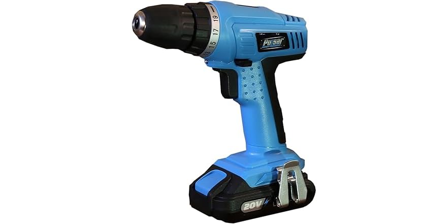 Pulsar 20V Cordless 1.3Ah Lithium-Ion Drill/Driver & Work Light Kit