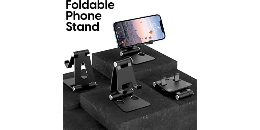 TALK WORKS Foldable Phone Stand for Desk