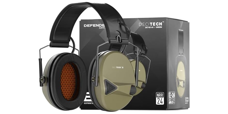 Defender E1 Electronic Active Hearing Muffs