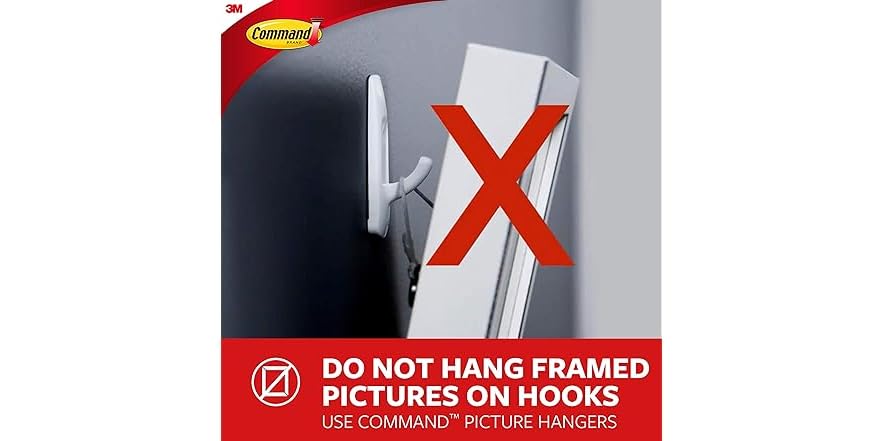 3M Polyethylene Command Ceiling Hooks(3)