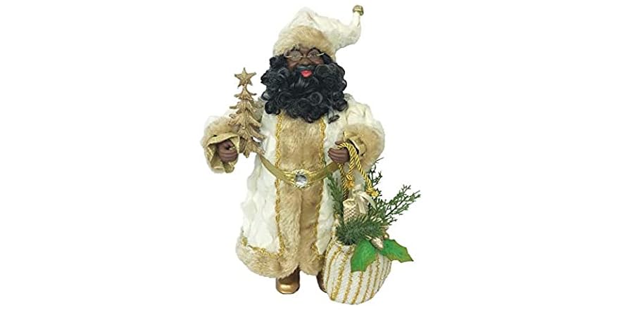 Santa's Workshop 15" Black Splendor Claus