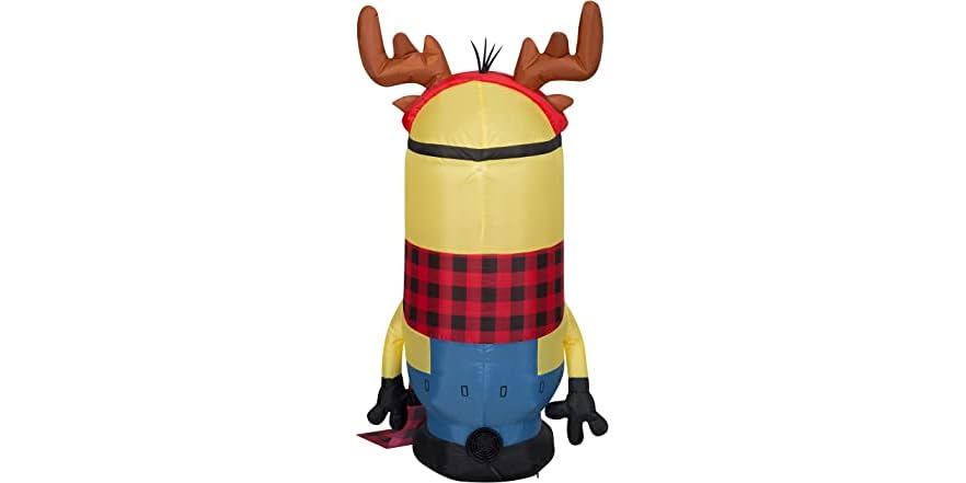 Gemmy Inflatable Minion with Antlers
