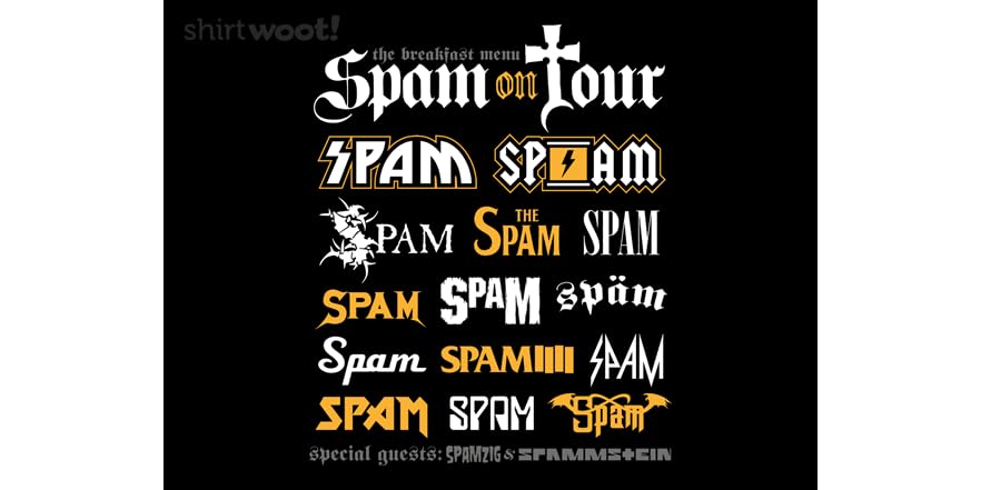 Spam on Tour