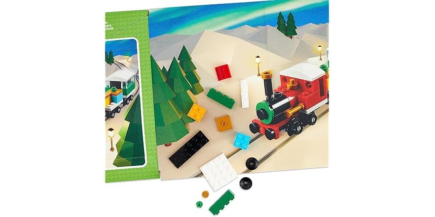 Hallmark Lego Christmas Card for Kids