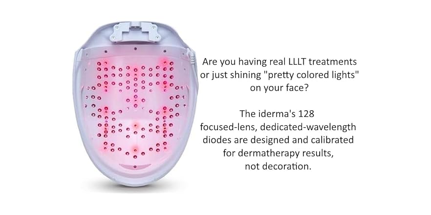 iDerma PE104IDR00 LED Light Therapy Mask