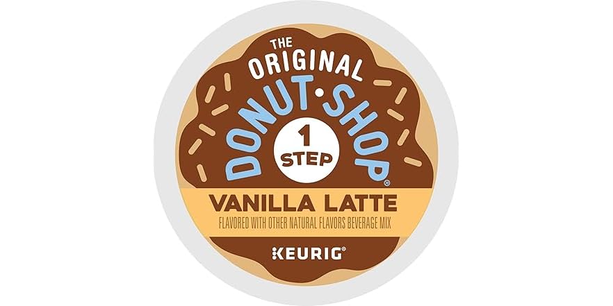 (80 Ct) The Original Donut Shop Vanilla Latte K Cups