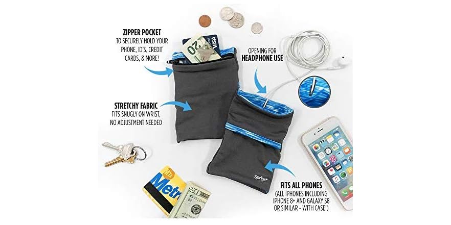 Sprigs Banjees 2 Pocket Wrist Wallet