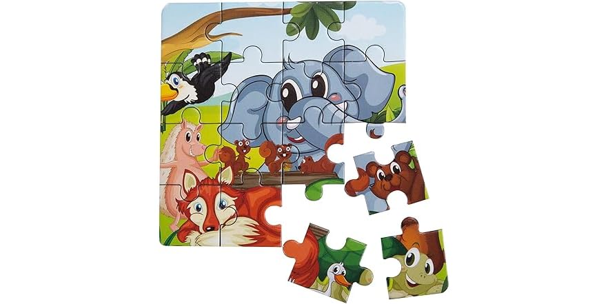 4 Pack Jigsaw Puzzles for Kids