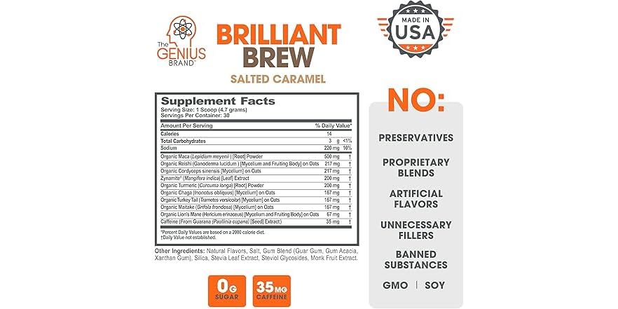 Genius Brilliant Brew, Coffee Alternative