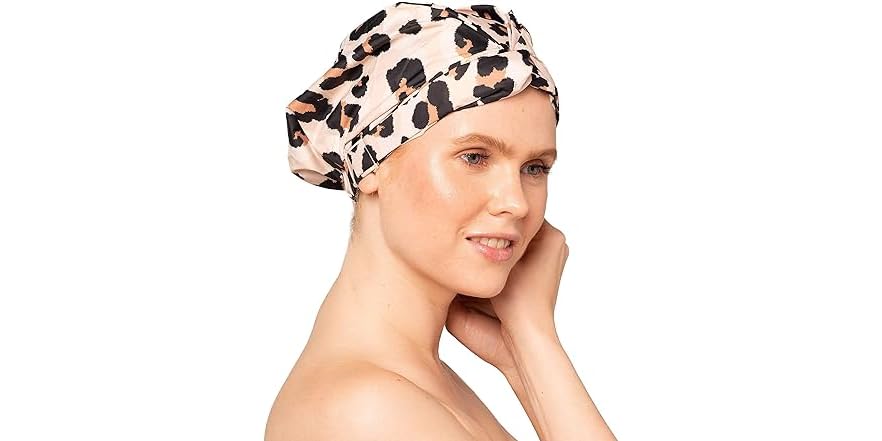 Kitsch Luxury Shower Cap - Leopard
