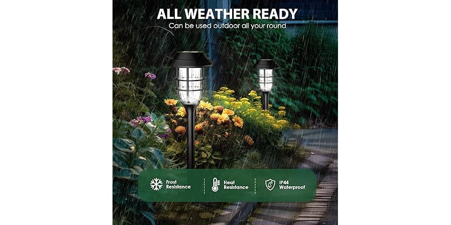 SOLPEX 12 Pack Solar Ground Lights