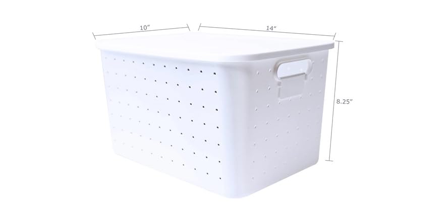 Oba Method Stacker Bin W/ Lid Set of 6