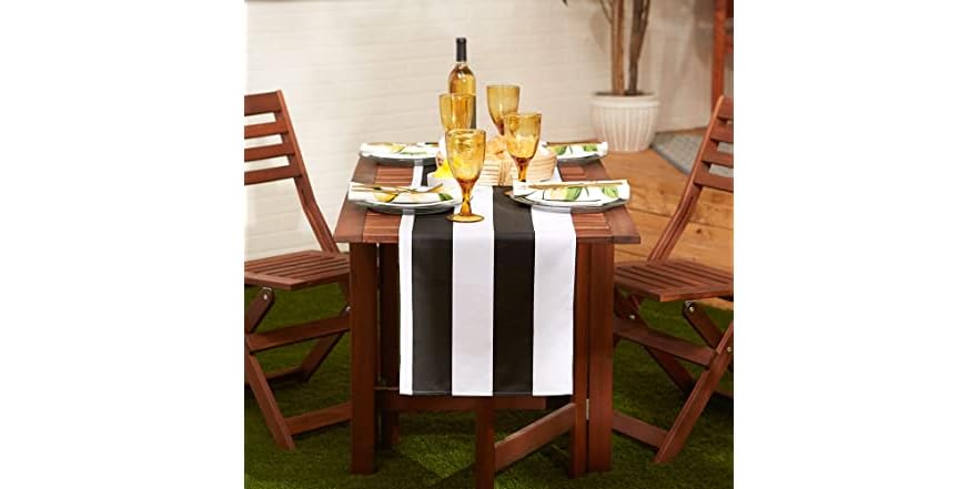DII Cabana Stripe Outdoor Table Runner