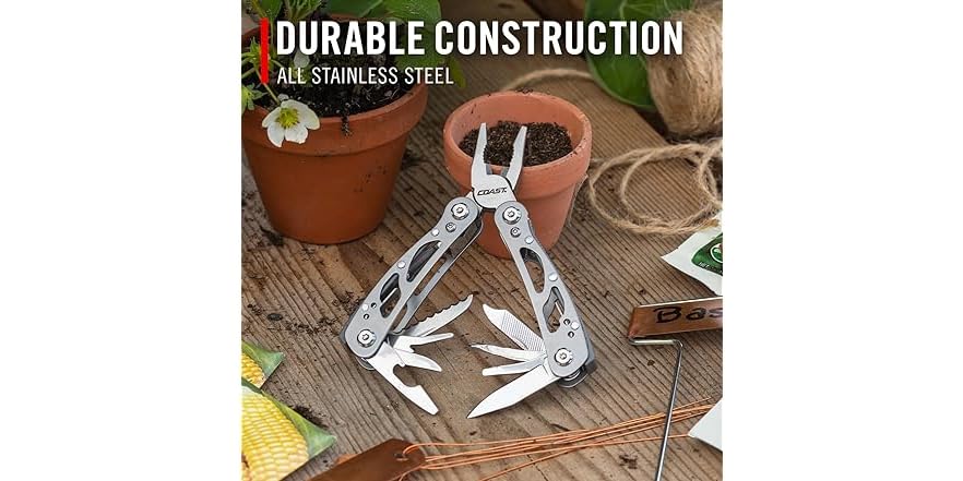 COAST CT211 11-in-1 Stainless Steel Multi-Tool