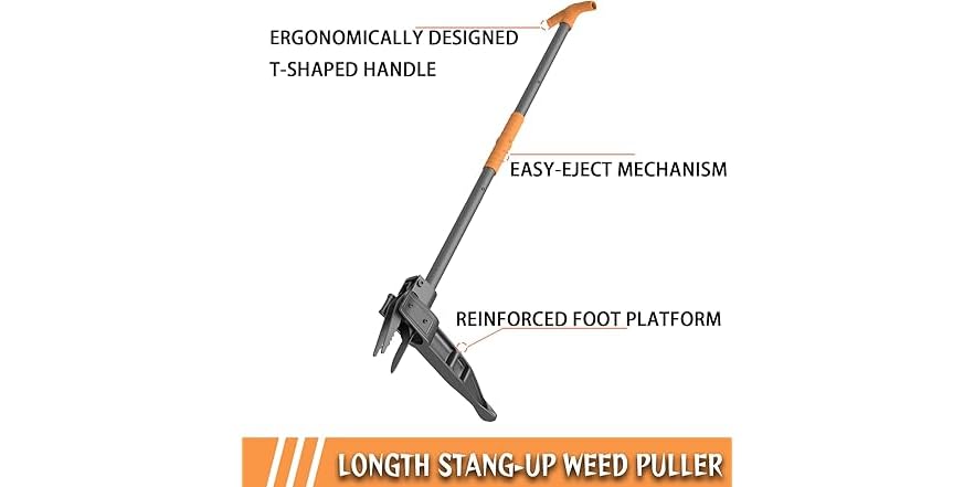 Toiclebor SDWP-021 Stand Up Weed Puller Tool