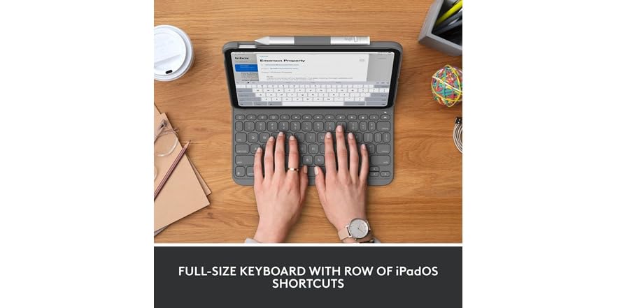 Logitech Slim Folio Keyboard Case for iPad 10
