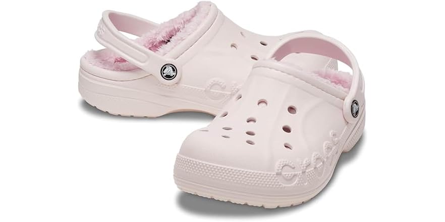 Crocs Baya Unisex Lined Clogs Barely Pink