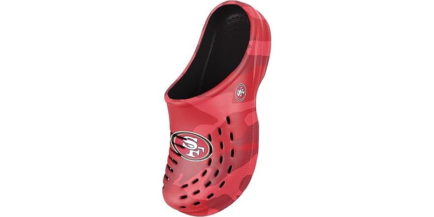 FOCO NFL Mens Tonal Camo Clog