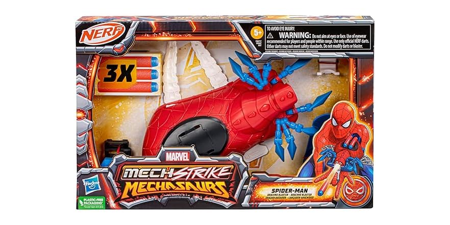 Marvel Mech Strike Mechasaurs Spider-Man Arachno Blaster