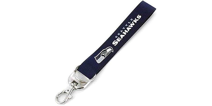 Seattle Seahawks Deluxe Wristlet Keychain
