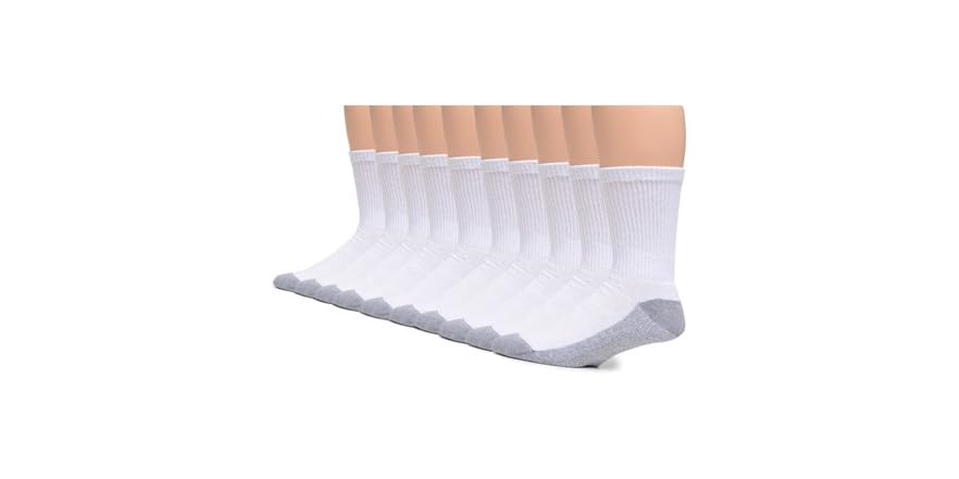 Gildan Crew Socks 20 Pack