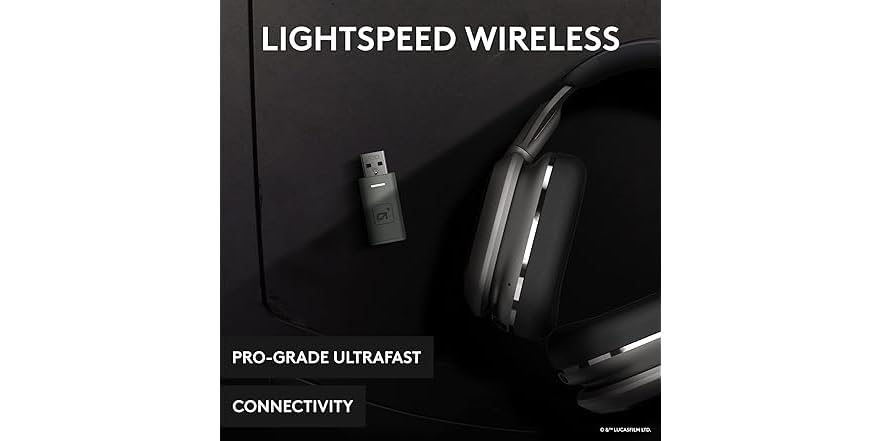 (NEW) Logitech Astro A30 Lightspeed Mandalorian Edition Headset (Open Box)