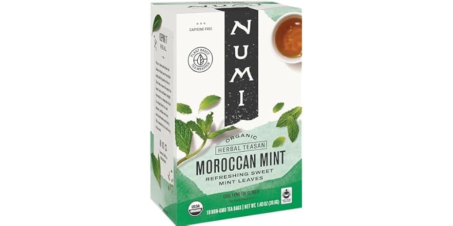 Numi Moroccan Mint Tea, 18 bags