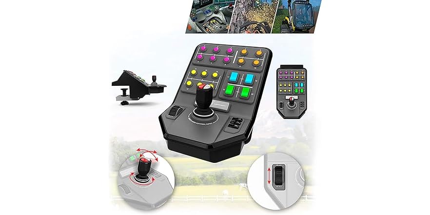 Logitech USB G PC Farm Sim Vehicle Side Panel