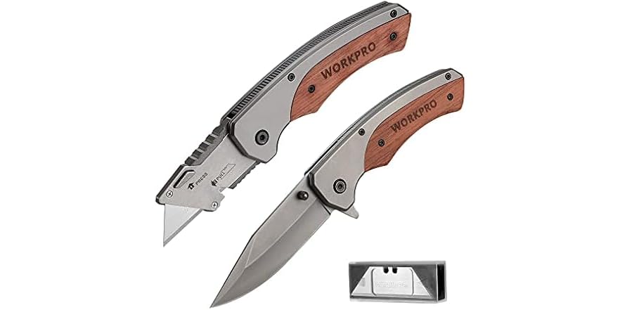 WORKPRO Folding Utility Knife & EDC Pocket Knife