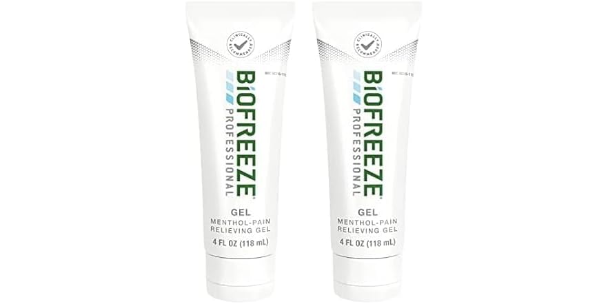 (2 Pack) Biofreeze Professional Strength Pain Relief Gel