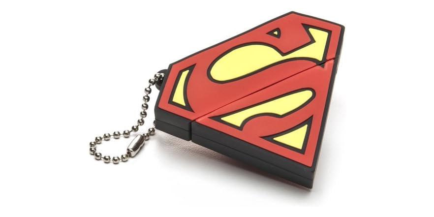 4GB USB Flash Drive Keychain - Superman