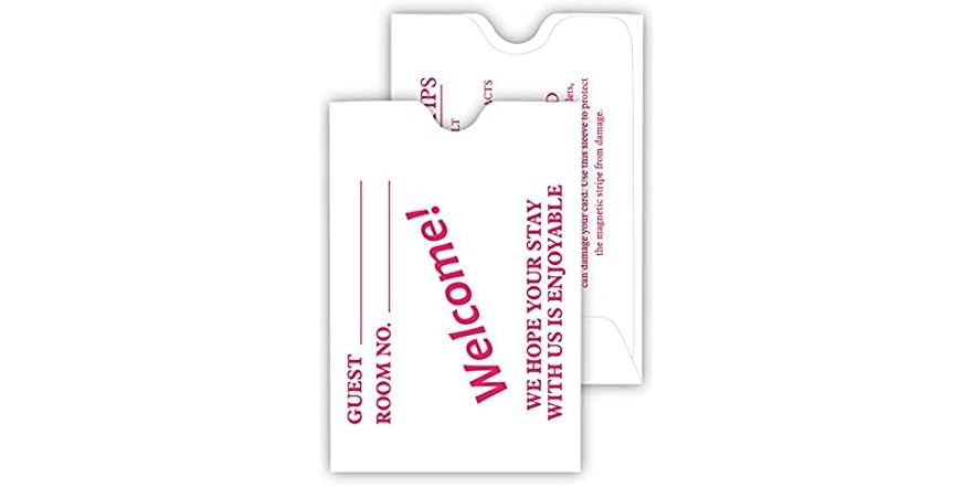 Keycard Envelope Welcome