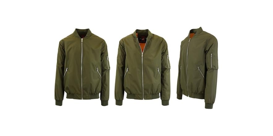 Mens Heavy Weight Flight Bomber Jacket