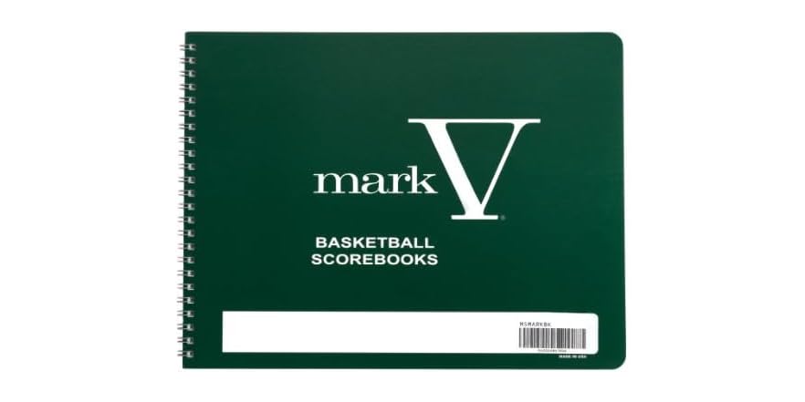 Plain Cover Mark V Basketball Scorebook