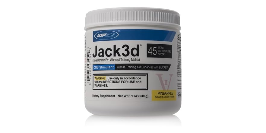 Jack3d Pre-Workout, Pineapple