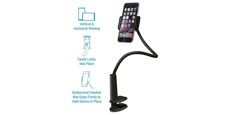 Aduro Solid-Grip Adjustable Gooseneck Phone Stand