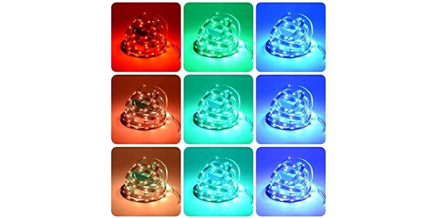 ALSEYE Color Changing LED Tape Lights