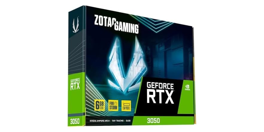 ZOTAC RTX 3050 6GB LP Graphics Card (Open Box)