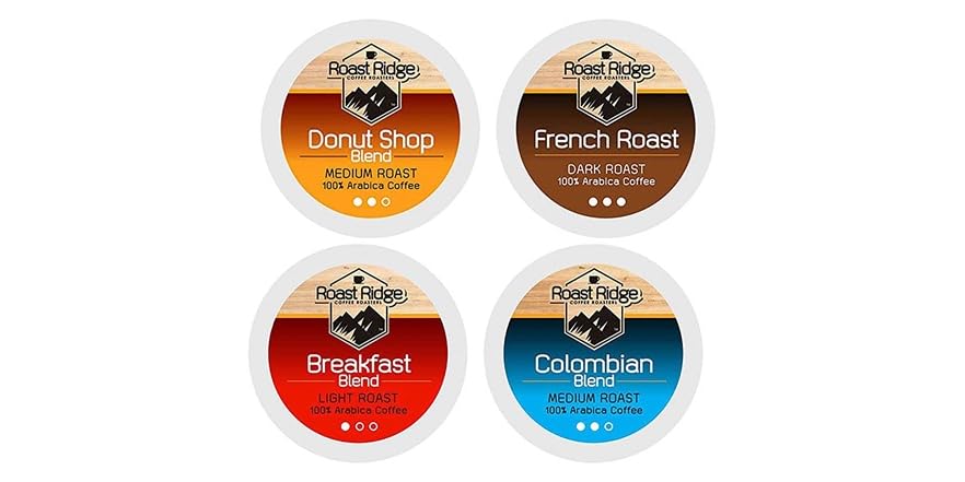 (100ct) Roast Ridge Coffee Classics Variety Pack K-Cups