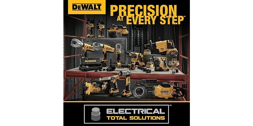 DEWALT DCE350M2 Cable Crimping Tool, Dieless